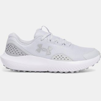 Under Armour Surge Golfschuhe f&uuml;r Herren Halo Grau / Halo Grau / Metallisch Silber 44.5