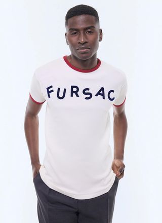 Fursac T-shirt floqué en coton biologique - Taille XL - Homme