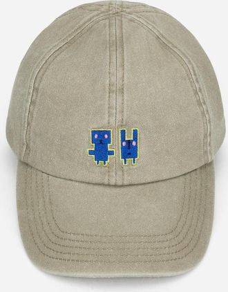 Arket Bestickte Kappe -Beige