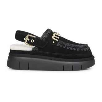 Mou Bounce Clog Back Strap - Femme - Chaussures - Noir - Taille: 36 EU