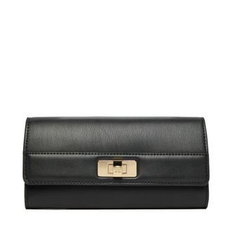Tommy Hilfiger Geldb&ouml;rse Tommy Hilfiger Th Modern Large Flap Wallet AW0AW18704 Schwarz
