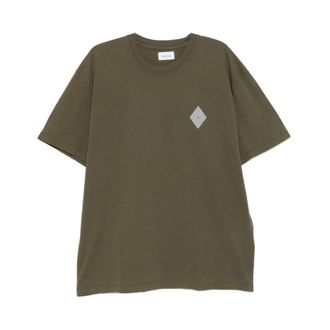 Amish unisex, Tops, Vert, Taille: S T-shirt en jersey avec logo