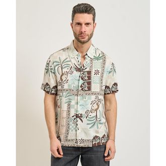 Guess Chemise homme imprim&eacute; tropical