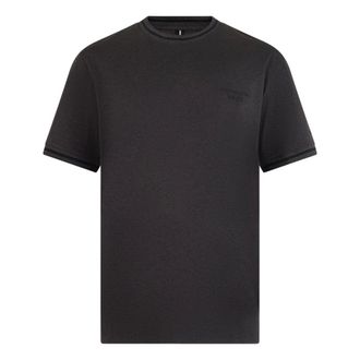 HUGO BOSS Homme, Tops, Gris, Taille: 2XL T-shirt en coton avec logo brod&eacute;