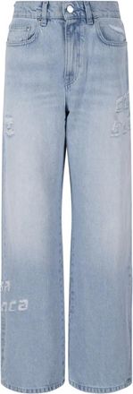 Casablanca Femme, Jeans, Bleu, Taille: W26 Wide Jeans