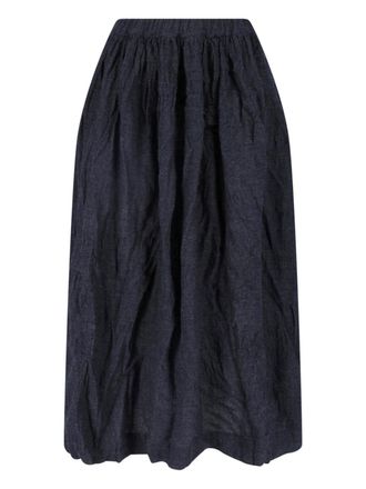 Daniela Gregis Midi Wool Skirt