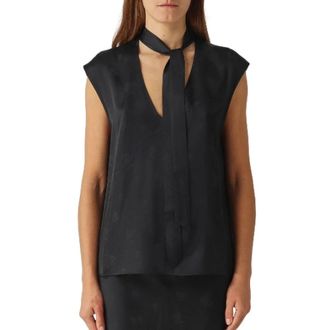 Twinset Damen, Oberteile, Schwarzk, XLGr&ouml;&szlig;e