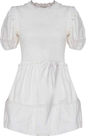 For Love & Lemons Robe Courte - Blanc