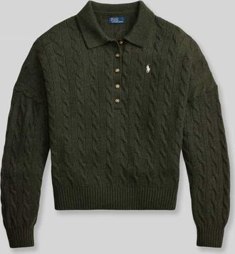Polo Ralph Lauren Loose Fit Pullover aus Woll-Mix mit Kaschmir-Anteil