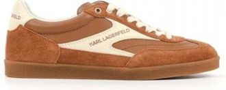 Karl Lagerfeld Femme, Chaussures, Brun, Taille: 38 EU Kandidate Lace Baskets