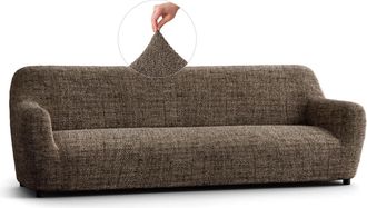 Paulato by GA.I.CO. PAULATO - Sofabezug 4 Sitzer Stretch Mikrofaser, kratzfestes Gewebe, maschinenwaschbar, WavyTech-Technologie und Oeko-TEX-Zertifizierung - Kollektion 