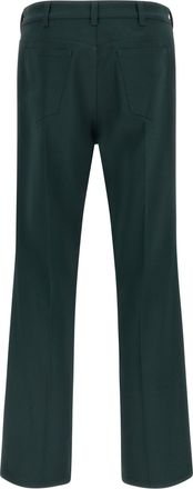 Marni Technical Twill Trousers - Dark Green