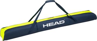 Head Unisex - Adult Double Skibag Skitasche, blau/gelb, 195 cm