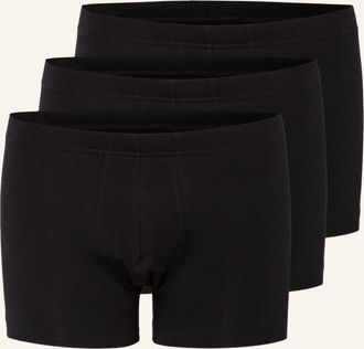 Schiesser 3er-Pack Boxershorts 95/5 schwarz