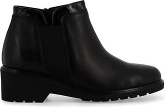 Melluso Bottines femme en cuir noir r35607z, Noir, 36.5 EU