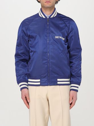 Valentino Satin-Bomberjacke mit gesticktem Logo