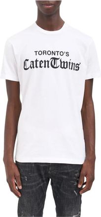 Dsquared2 Homme, Tops, Blanc, Taille: S T-Shirt