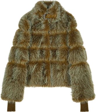 Patrizia Pepe Kurze flauschige Jacke - - Jackets - Damen - Braun - S