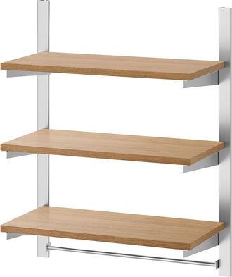 IKEA KUNGSFORS Aufh&auml;ngeschiene, B&ouml;den + Stange