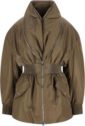 Givenchy veste élastiquée à col châle - Vert