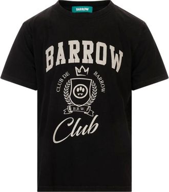 Barrow Barrow, Homme, Tops, Noir, Taille: XS T-shirt en jersey