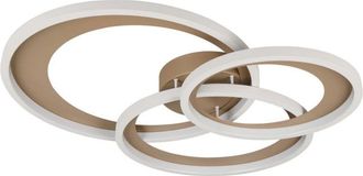 Trio LED Deckenleuchte Granada 36W grau coffee warmweiß