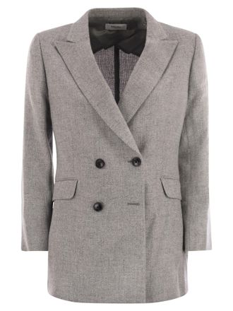 Saulina Milano Anita Blobe et blazer en lin &agrave; double seins