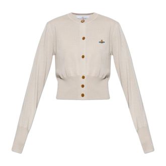 Vivienne Westwood Woll Cardigan Bea - - Knitwear - Damen - Rosa - M