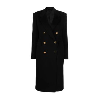 Tagliatore Doppelreihiger Meryl-Mantel - - Coats - Damen - Schwarzk - M