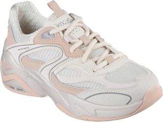 Skechers D&acute;Lux Sneaker f&uuml;r Damen, Zum Anschl&uuml;pfen (Naturwei&szlig;)