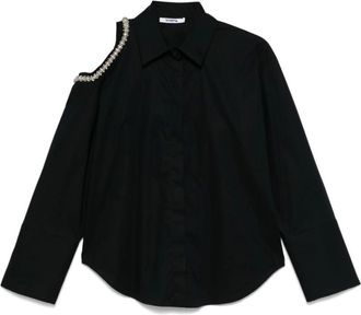 Vivetta Vivetta, Femme, Blouses et Chemises, Noir, Taille: 40 FR Long Sleeve Shirt