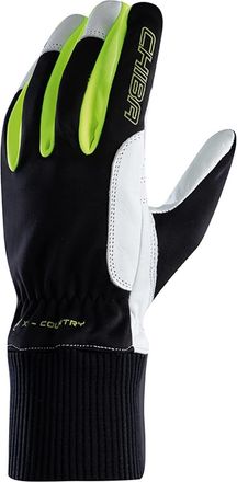 Chiba Gloves Nordic Plus Gr&ouml;&szlig;e 8, Farbe schwarz Neongelb