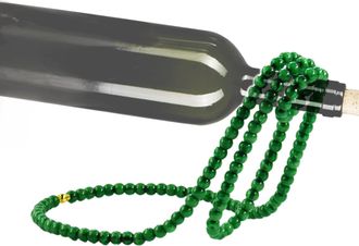 Generic Weinflaschenhalter mit Perlenkette | Edelsteinkette Form Weinflaschenhalter | Kreative Neuheit Einzelner Rotweinflaschenhalter für Bar und Heimdekorat