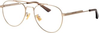 Bottega Veneta Aviator-Sonnenbrille - - Accessories - unisex - Gelb - 54 MM