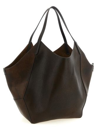 Brunello Cucinelli Calfskin Tote Bag - Brown