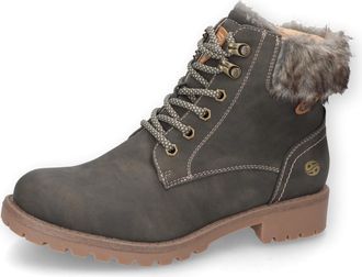 Dockers by Gerli Damen Schnürstiefeletten, Frauen Stiefeletten,warm gefüttert,uebergangsschuhe,uebergangsstiefel,Boots,Bottle,41 EU