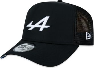 New Era Trucker Mesh Snapback Cap - F1 BWT Alpine Noir