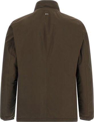 Herno Hybrid Technical Padded Jacket - Brown