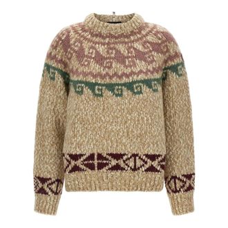 Moncler Pull Col Rond Grenoble - Femme - Pulls - Multicolore - Taille: 40 FR