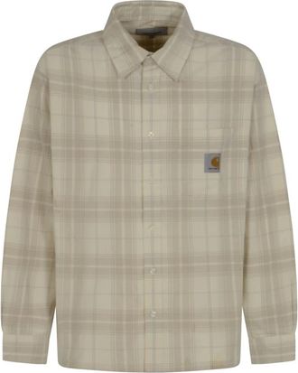 Carhartt Work in Progress Homme, Chemises, Beige, Taille: XL L/S Wilber Shirt 03