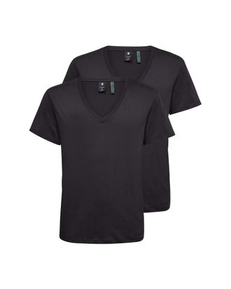 G-Star RAW Herren Basic V-Neck T-Shirt 2-Pack