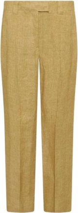 Marella Femme, Pantalons, Vert, Taille: 36 FR Pantalon Accenni