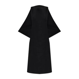 Jil Sander Seidenkleid mit offenem R&uuml;cken - - Dresses - Damen - Schwarzk - L