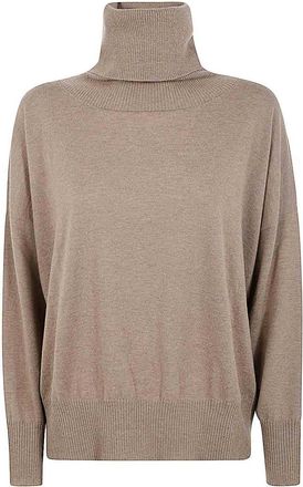 Liviana Conti Rundhalspullover - Orange