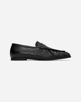 Arket Loafer Aus Weichem Leder -Schwarz
