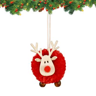 Generic Hirsch-Weihnachtsschmuck aus - Weihnachtselch-Anh&auml;nger, Weihnachtsgeweih-Anh&auml;nger | Weihnachtsfilzornamente, Geweihornamente Weihnachtsbaum, Weihnacht