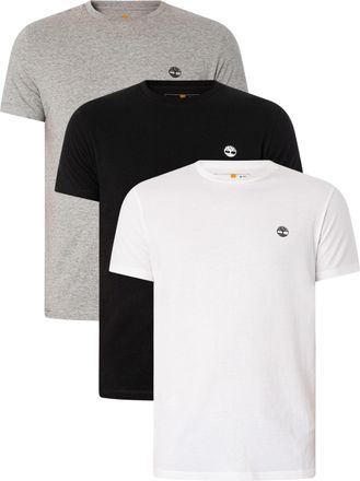 Timberland 3Er-Pack Dustan Slim T-Shirts, Mehrfarbig