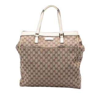 Gucci Pre-owned Canvas Tote Bag - - Pre-owned - Damen - Braun - ONE SIZE