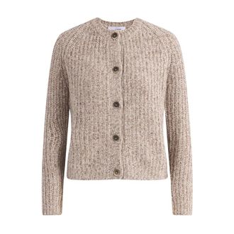 Gran Sasso Coreana Cardigan - - Knitwear - Damen - Beige - S