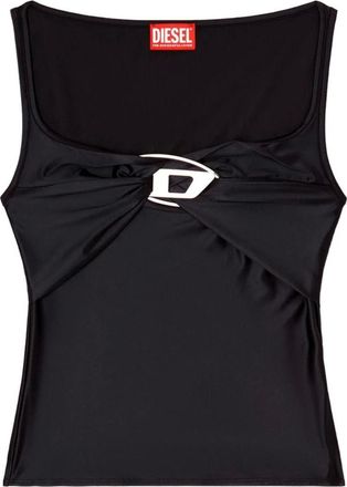 Diesel Femme, Tops, Noir, Taille: 40 FR Hauts sans manches